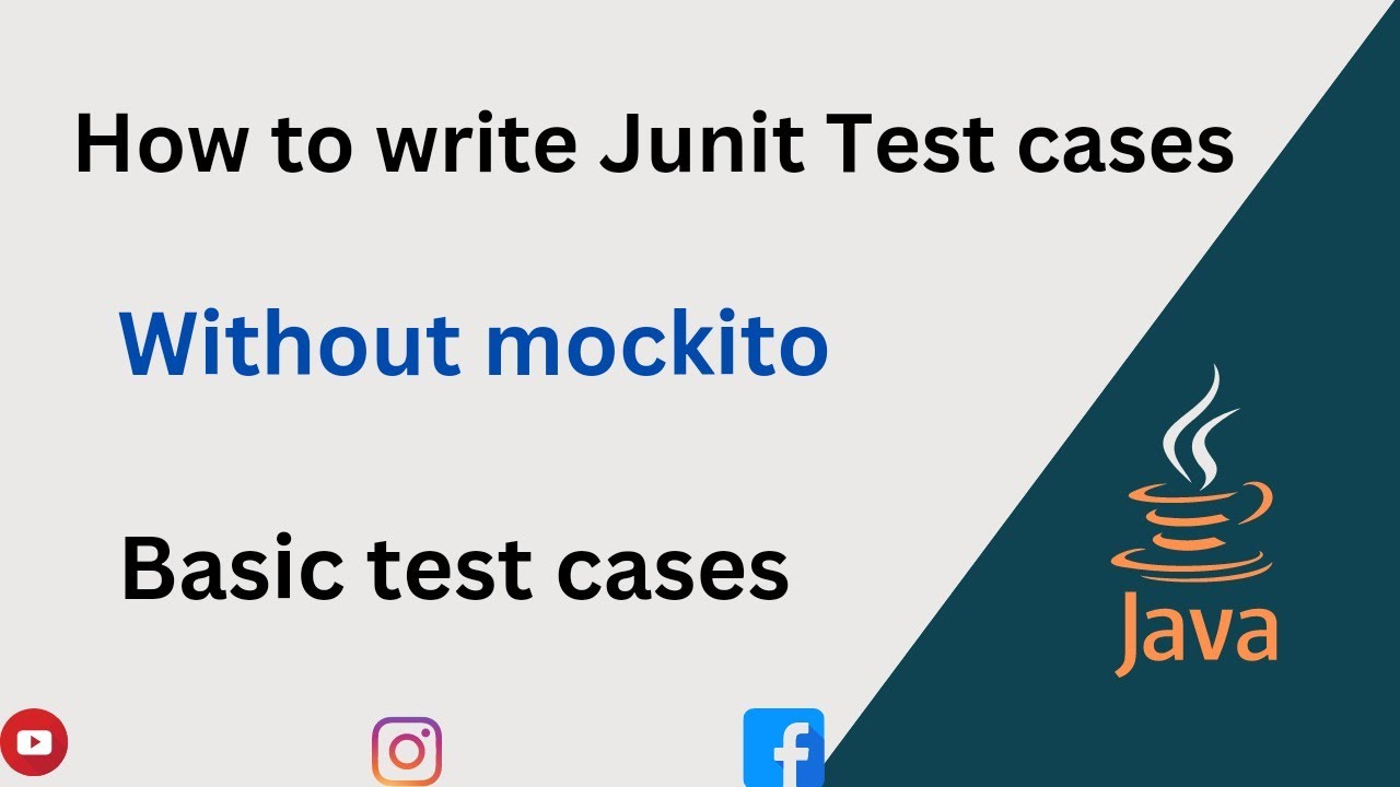 How To Write Testcases Using Junit5 Basic Test Cases Using Junit5 5705