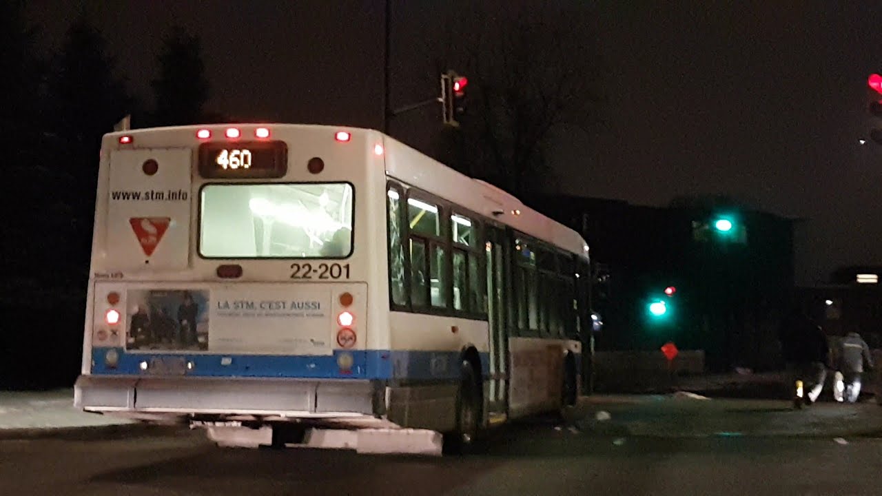 A RIDE ON THE OLDEST STM BUS ACTIVE IN LATE 2018! 22-201 On the 460 ...