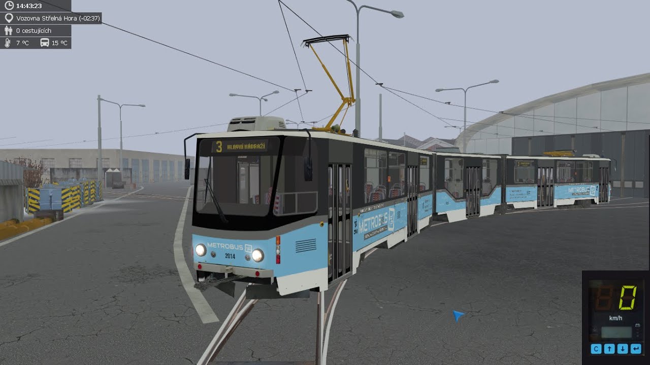 Simt Simulator 1.7.100 - Linia 3 (Kurs Wariantowy) - Tatra KT8D5R.N2P ...