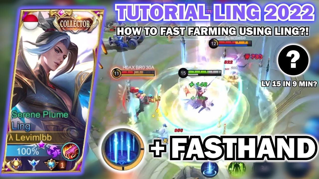 TUTORIAL LING 2022 RAHASIA LEVEL 15 DALAM 9 MENIT | SECRET TIPS & TRICK FAST FARMING ROTATION ...