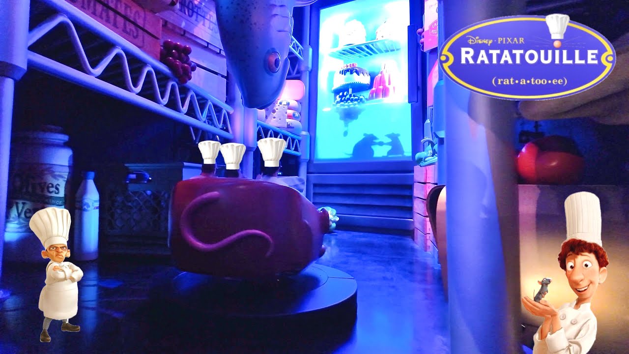Remy’s Ratatouille Adventure Ride at Disney World - Epcot | 4K POV ...
