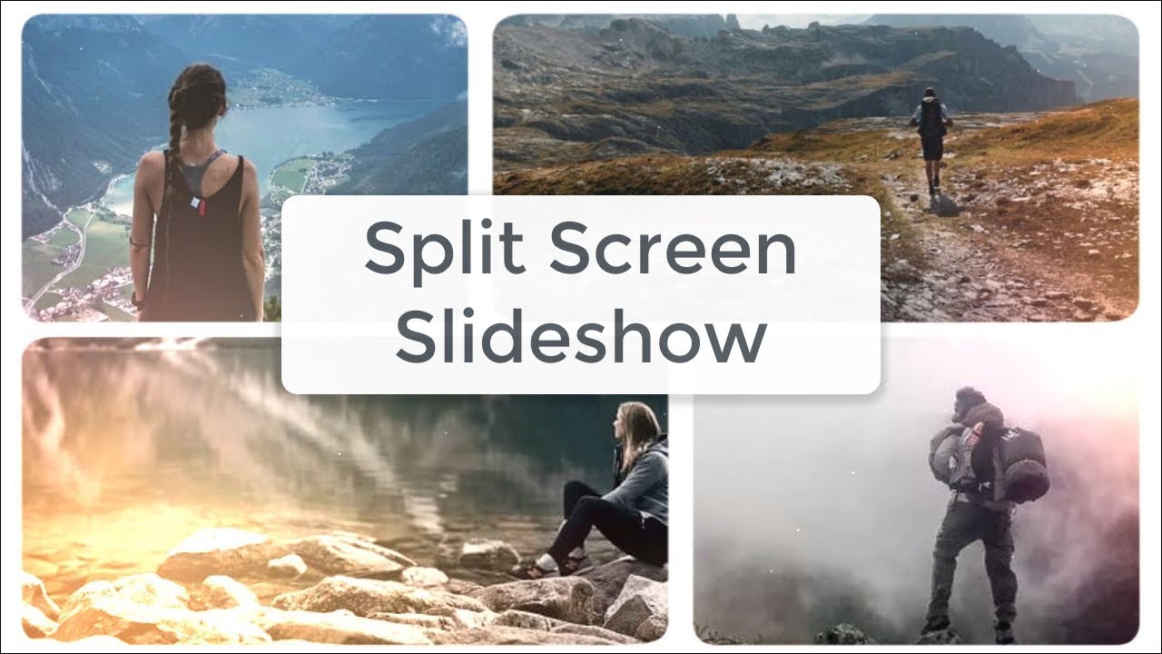 “Split Screen” Slideshow Template for SmartSHOW 3D - YouTube