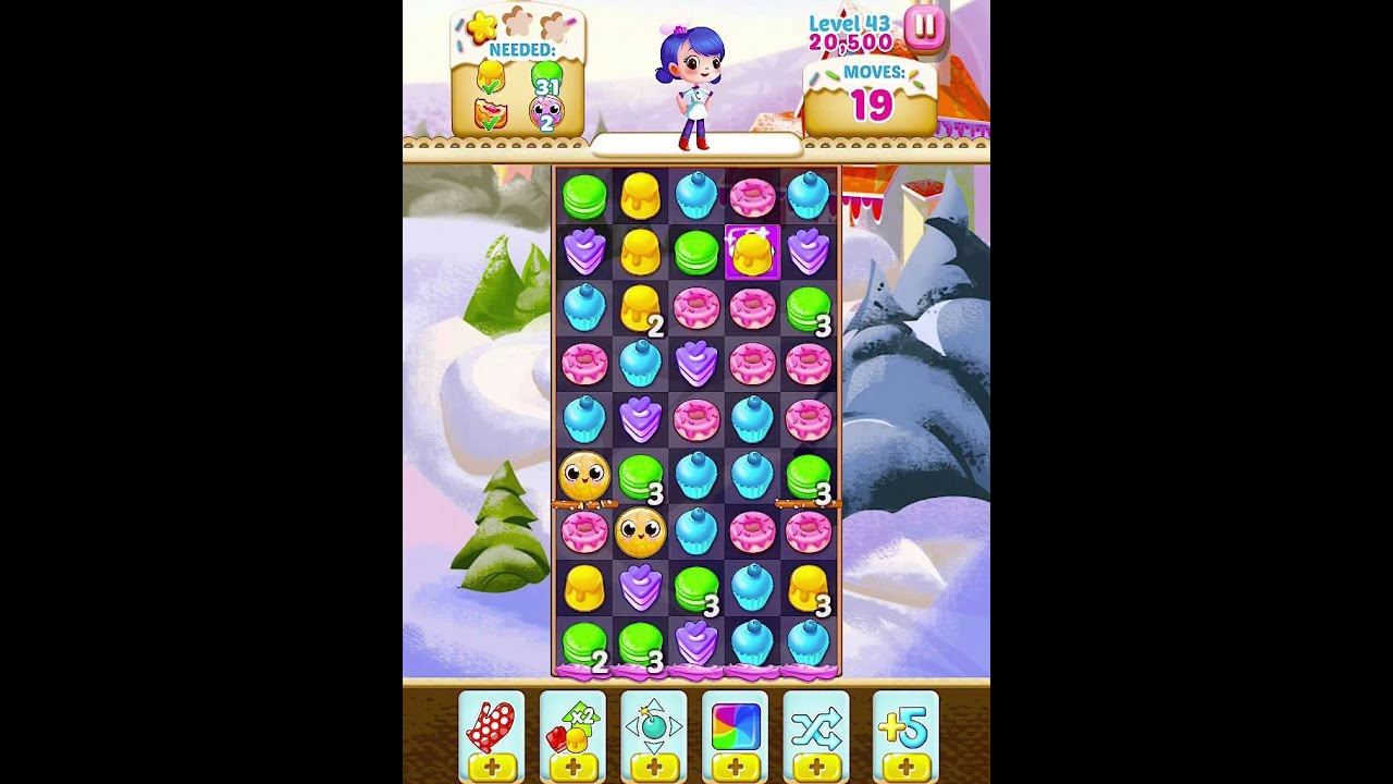 Cupcake Mania Level 43 - YouTube
