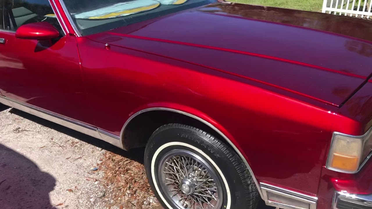 89 Caprice Candy 🍎 Red - YouTube