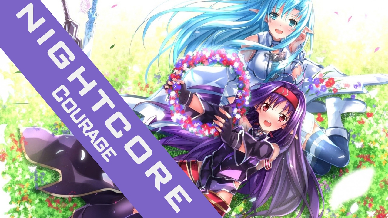 [Nightcore] Sword Art Online 2 Opening 2 - Courage - YouTube