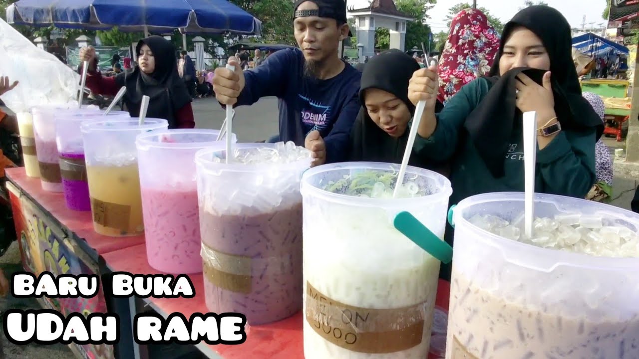 Es Buah Kekinian yang Viral Baru juga Buka yang Beli Langsung Rame ...