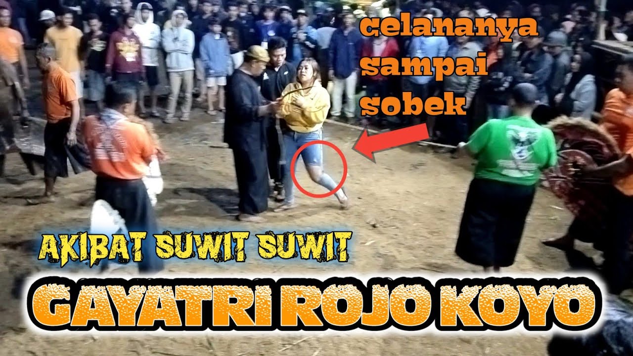 GAYATRI ROJO KOYO // yang suwit suwit kena tangkap ternyata cewek - YouTube