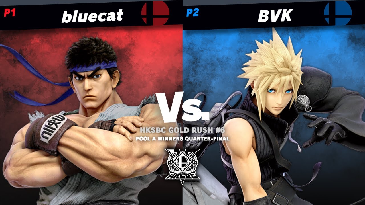 bluecat (Ryu/Banjo & Kazooie) vs BVK (Cloud) - Pool A WQF | HKSBC Gold ...
