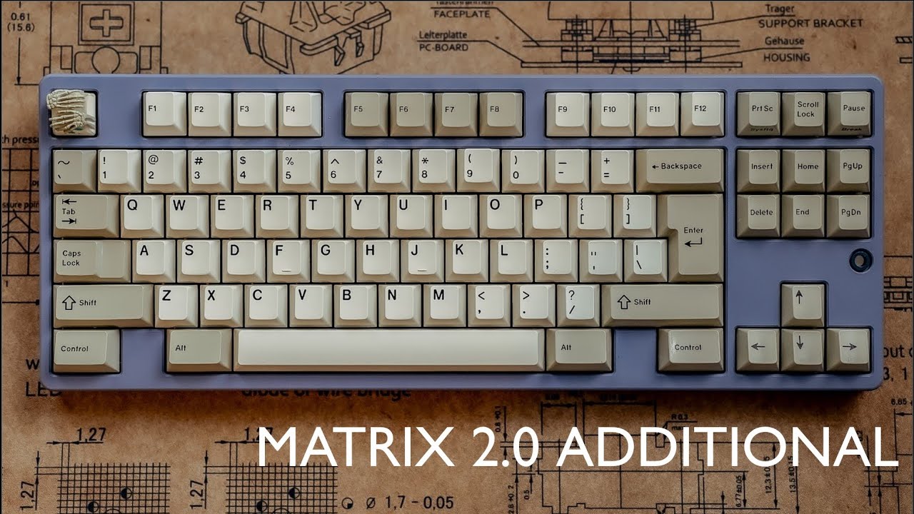 Matrix 2.0 Additional | Retooled Cherry MX Browns - YouTube