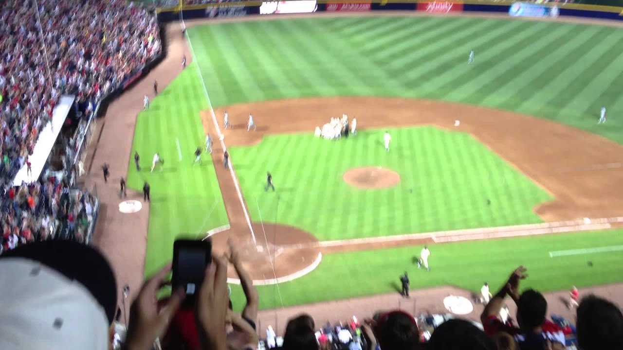 B.J. Upton game winning RBI single! - YouTube