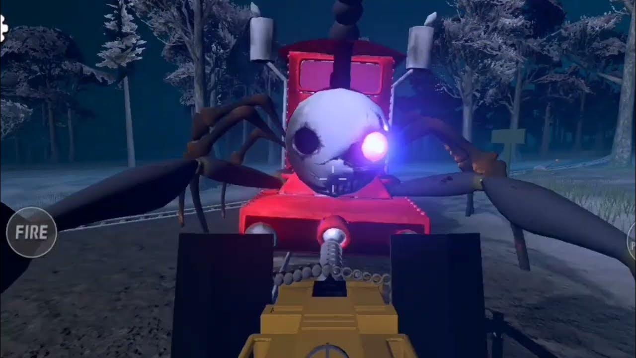 Scary Spider Train Survival 1 horror spider Train - YouTube