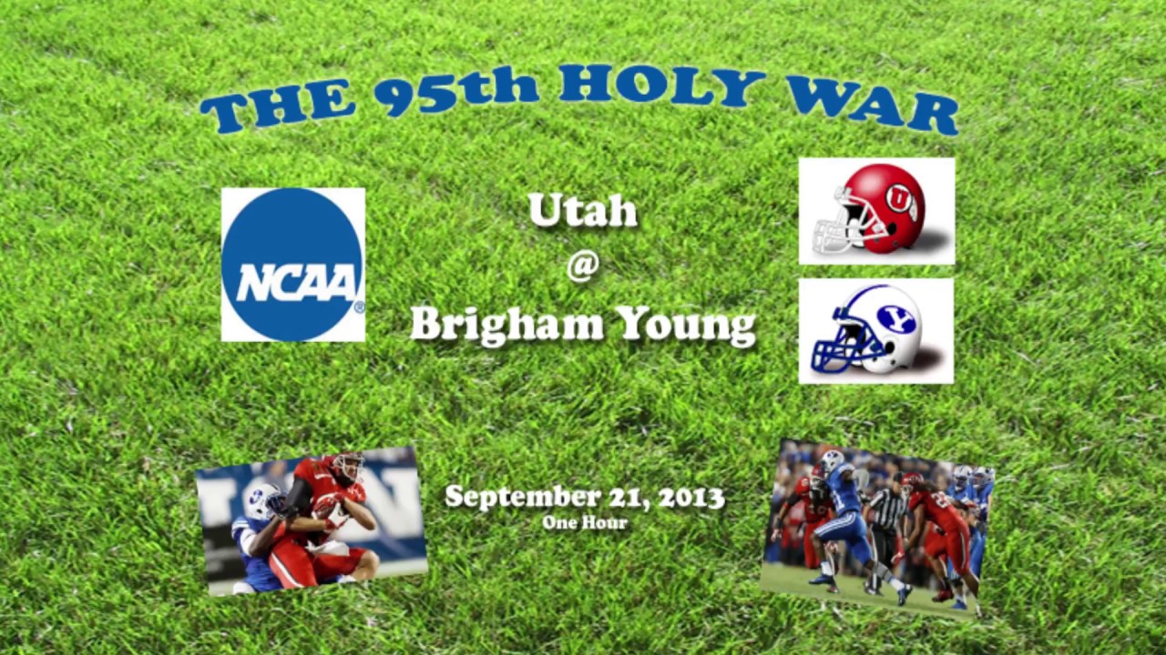 2013 Utah @ BYU One Hour - YouTube