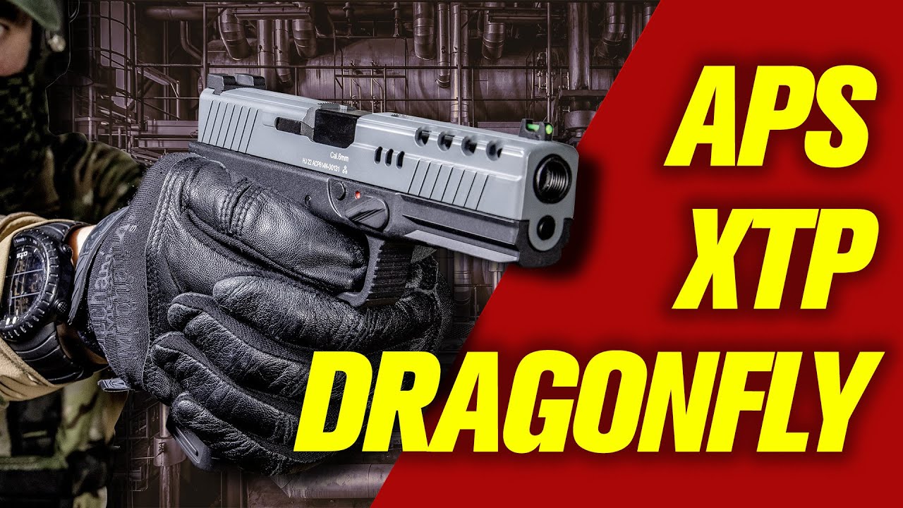 APS XTP DRAGONFLY CON CORREDERA NAVY GREY - YouTube