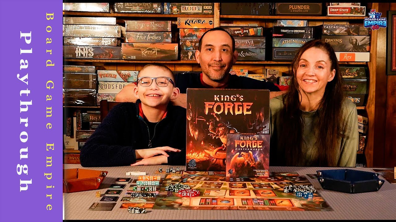 King's Forge Masterworks Expansion Playthrough - Starling Games - YouTube