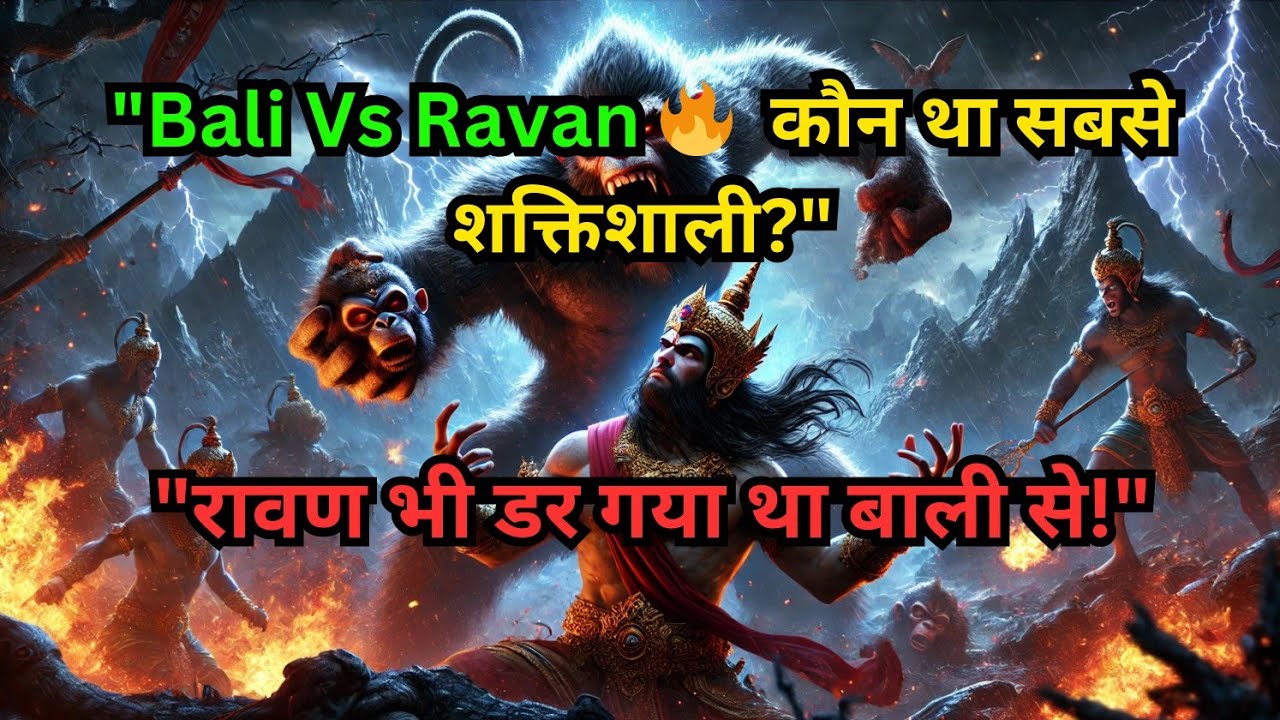 Ravan Vs Bali | जब बाली ने रावण को उठा लिया! | Ramayan Mystery #facts ...