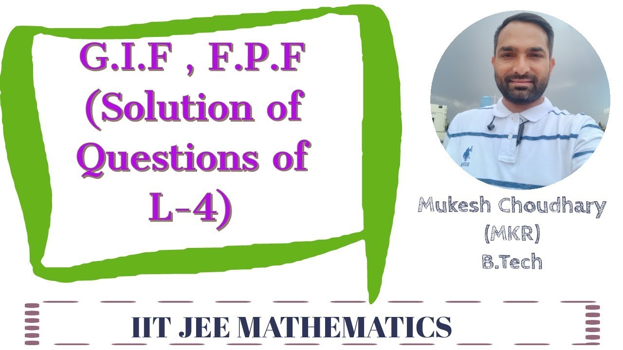 Functions | Lecture-5 | GIF , FPF | Class 12 | e Mathematics | Mukesh ...