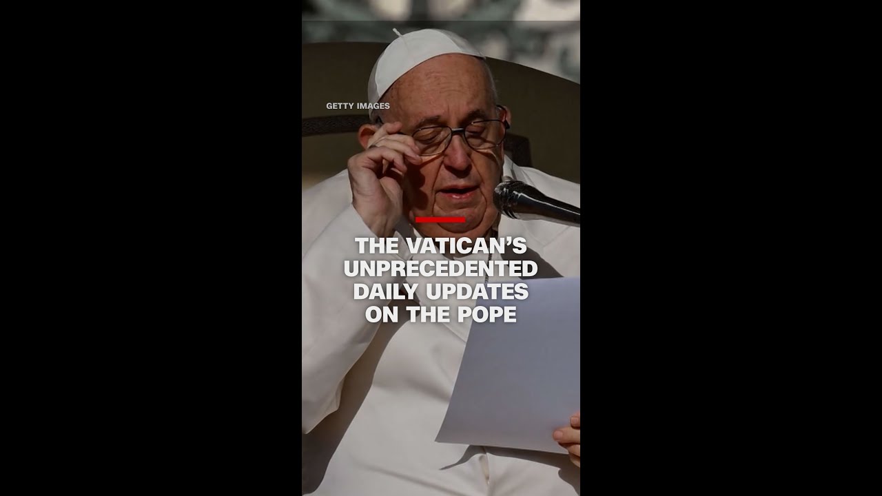 The Vatican’s unprecedented daily updates on the Pope - YouTube