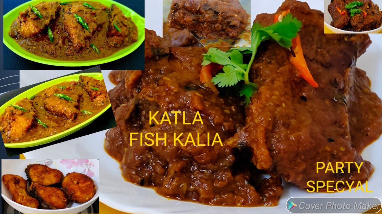 Party Special Katla fish Kalia/3 Types of KATLA Fish recipe/ Magnetic ...