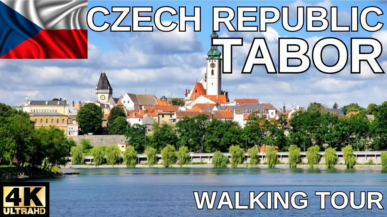 Tabor, Czech Republic 4K - City Center and Lake Walking Tour - With ...