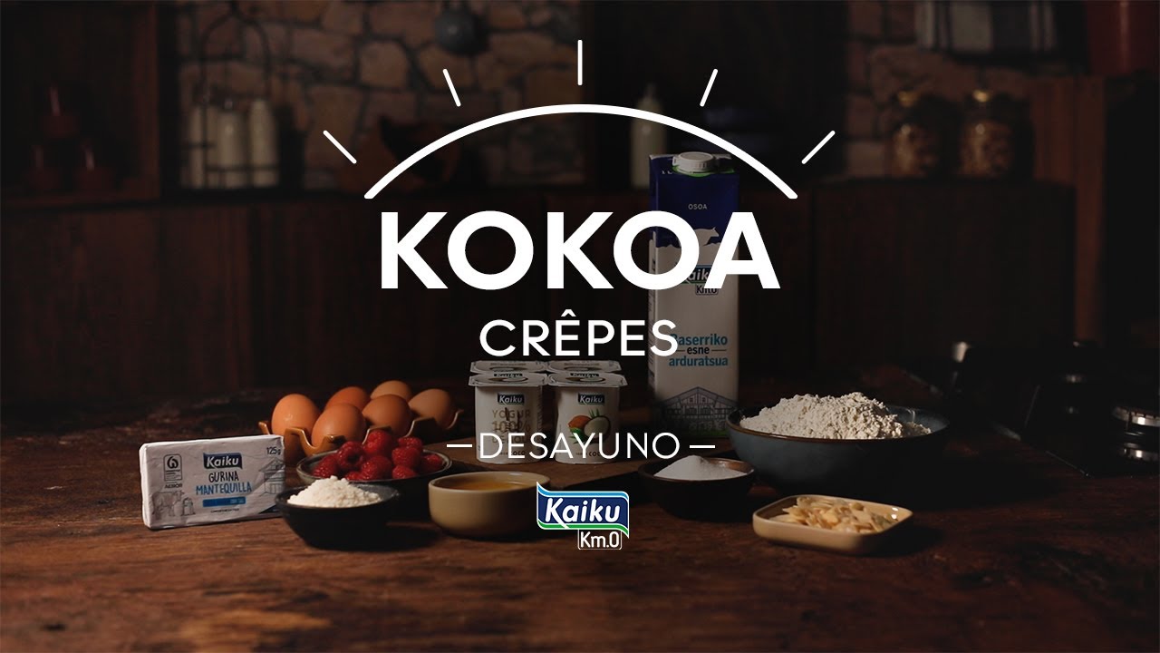Kokoa crêpes - Recetas Kaiku Km0 - YouTube