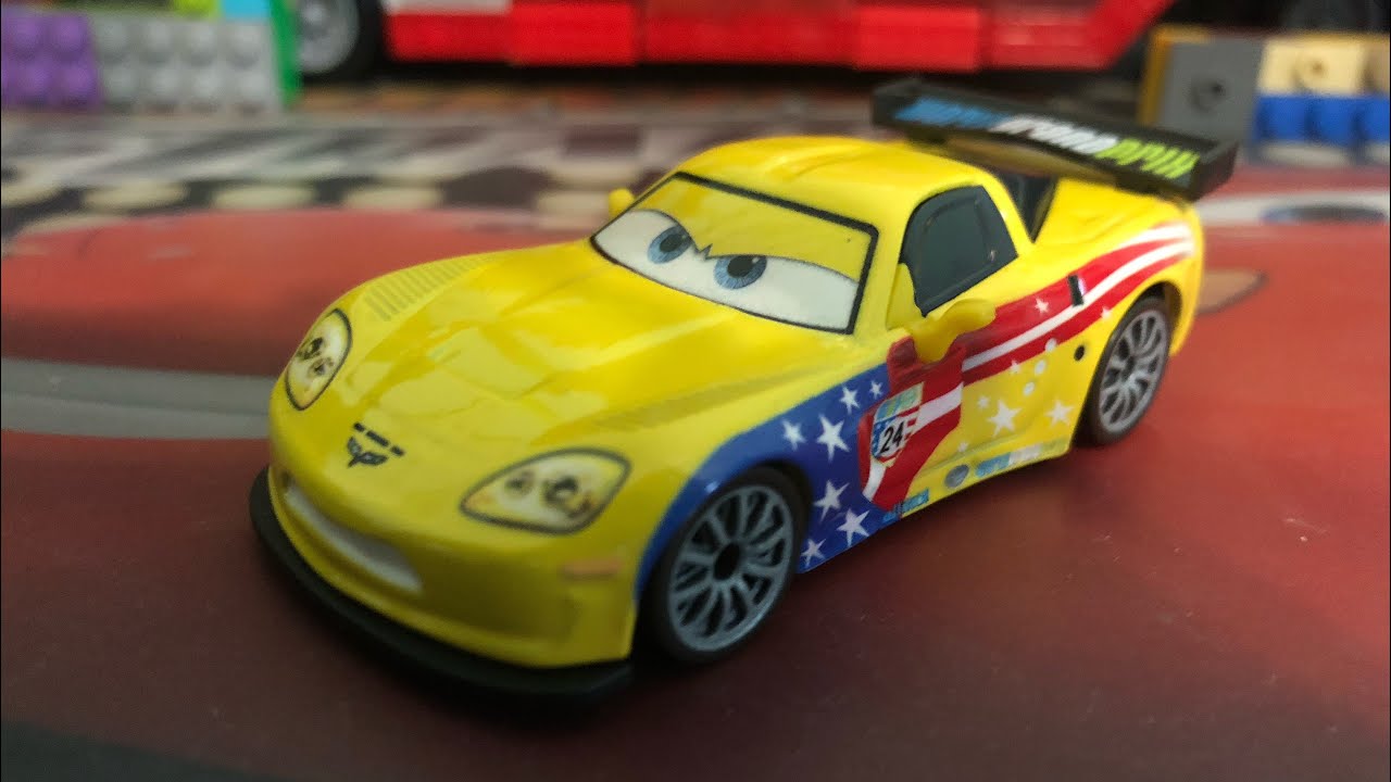 Mattel Disney Cars 2 - Jeff Gorvette - YouTube