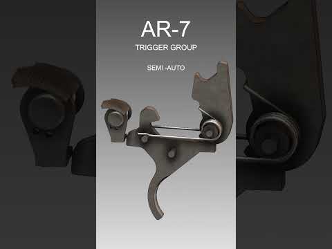 AR-7 Survival Rifle Trigger Group | The simplest semi-automatic rifle trigger group | How It Works
