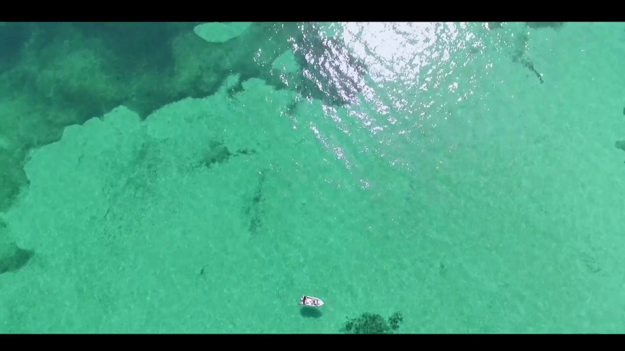 Florida Keys Aerial Sands Cut Elliott Key 2.7K - YouTube