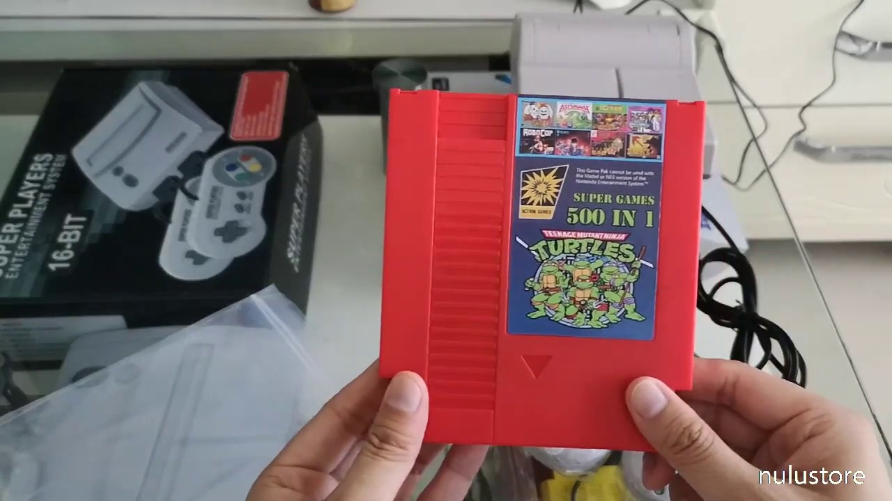 500 in 1 Nes Game Cartridge Video Game Multi 72 pin 8 bit Super Games ...