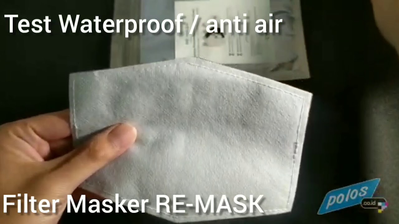 Filter masker RE-MASK (Nelson Labs) - Polos.co.id - YouTube