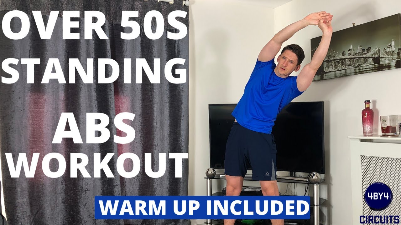 Over 50s Beginners | Standing Abs Workout | Part 2 - YouTube