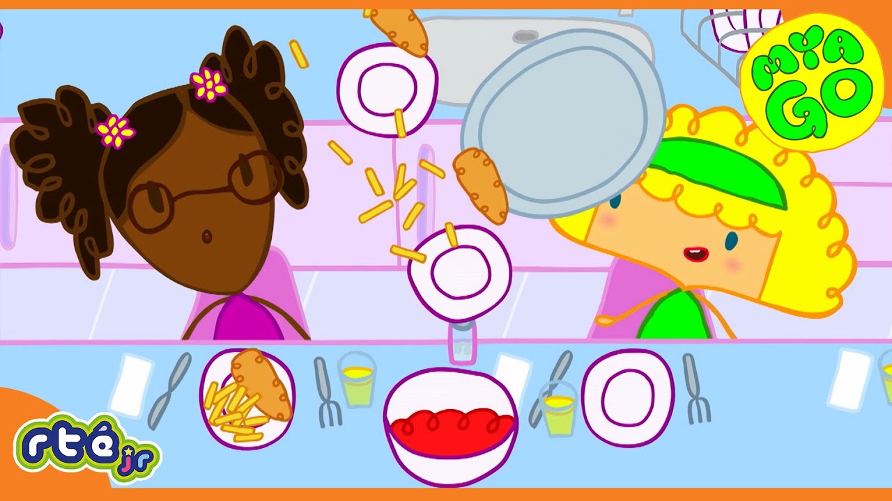 The Big Surprise At Dinner: What Will It Be? 🍽️ 😲 | Mya Go |@RTÉKIDSjr ...