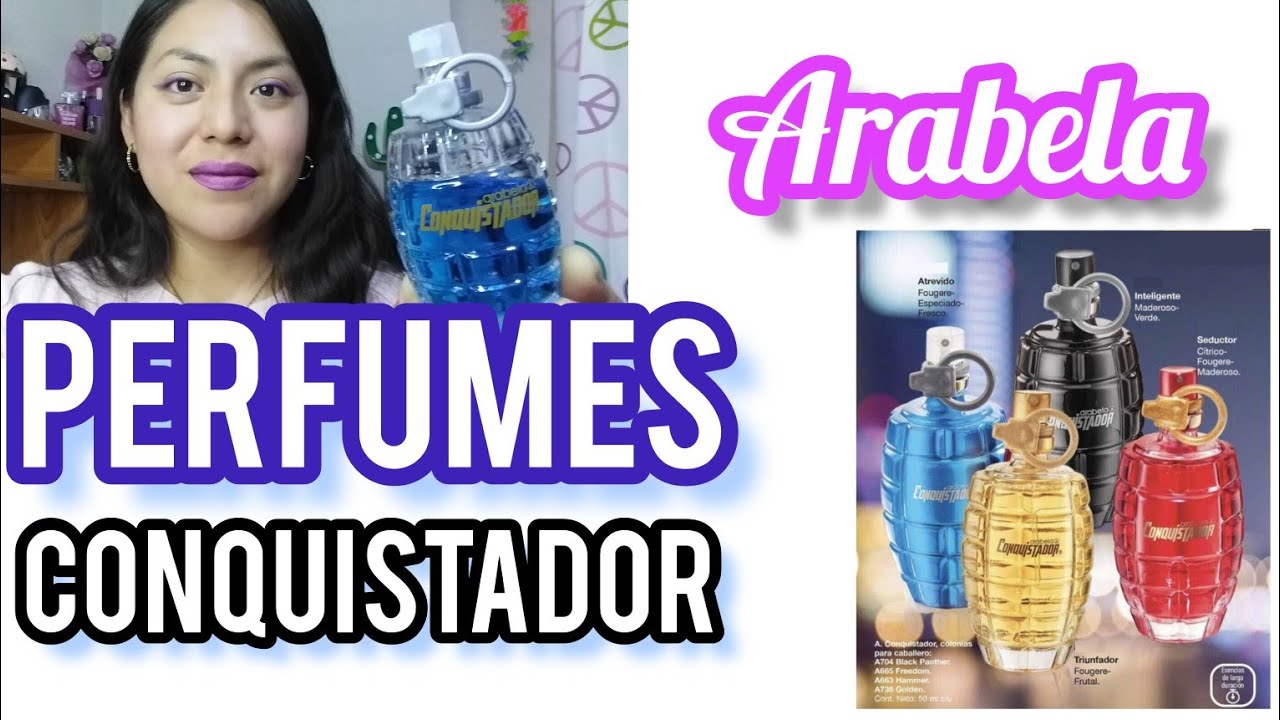 Colección perfumes Conquistador de Arabela. 4 perfumes!! - YouTube