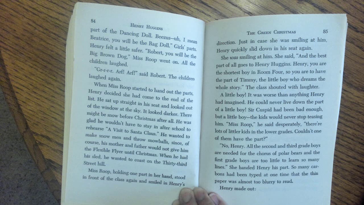 Henry Huggins Chapter 4, Part 1 - YouTube