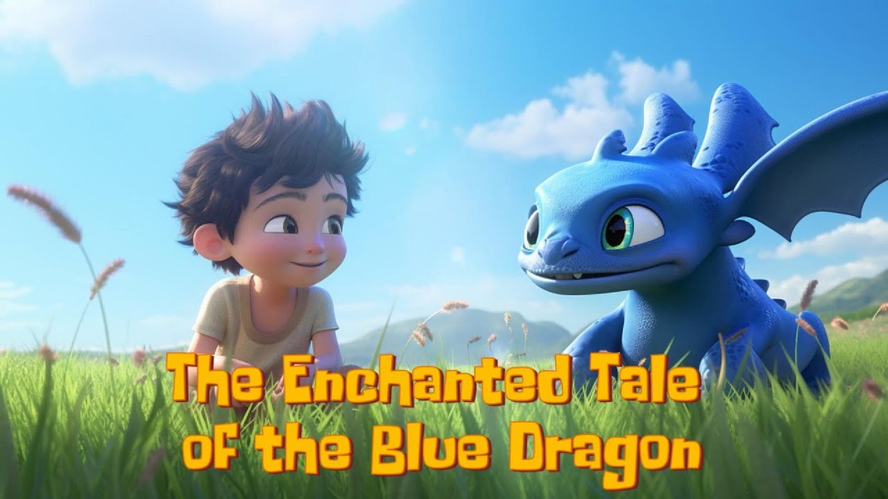The Enchanted Tale of the Blue Dragon #bedtimestories #bluedragon # ...