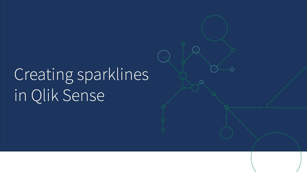 Creating sparklines in Qlik Sense - Qlik Tuesday Tips and Tricks - YouTube