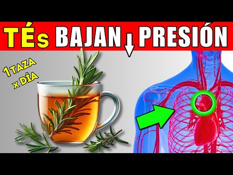 10 TÉS para BAJAR la PRESIÓN ALTA de forma NATURAL (CÓMO TOMARLOS)