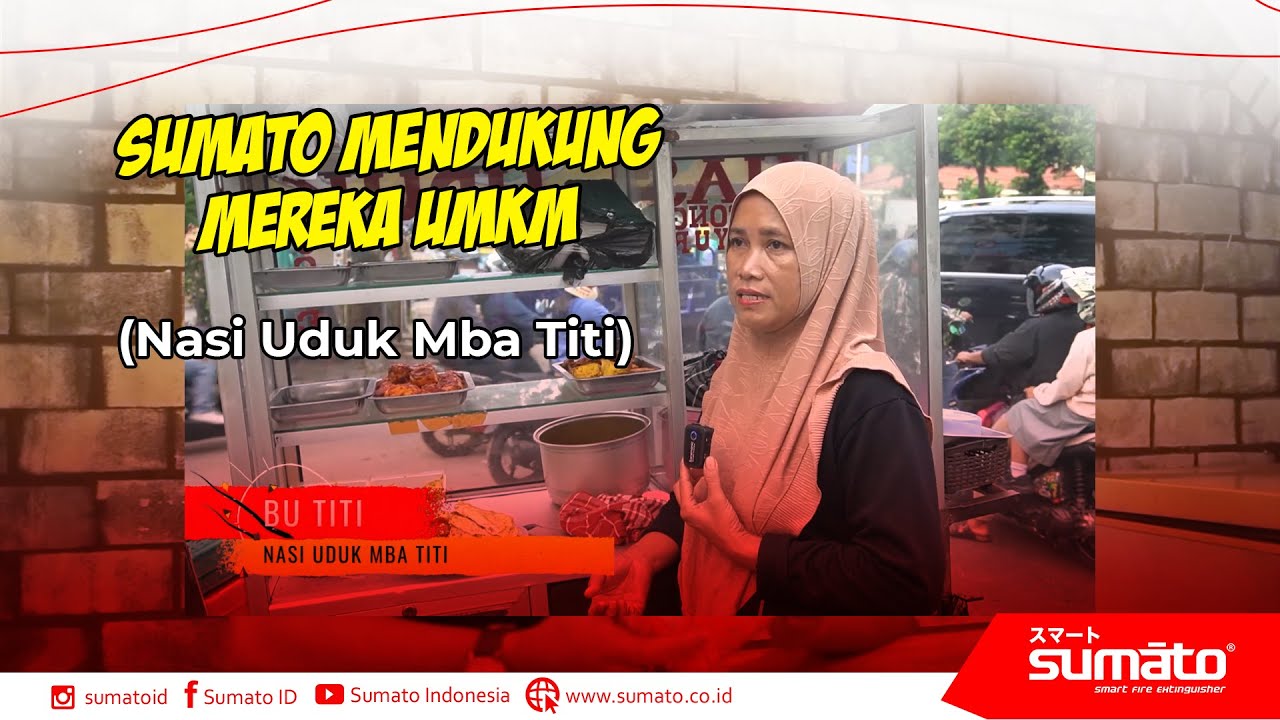 Sumato Kembali Mendukung UMKM (Nasi Uduk Mba Titi) #sumato #berbagi #cegahkebakaran - YouTube