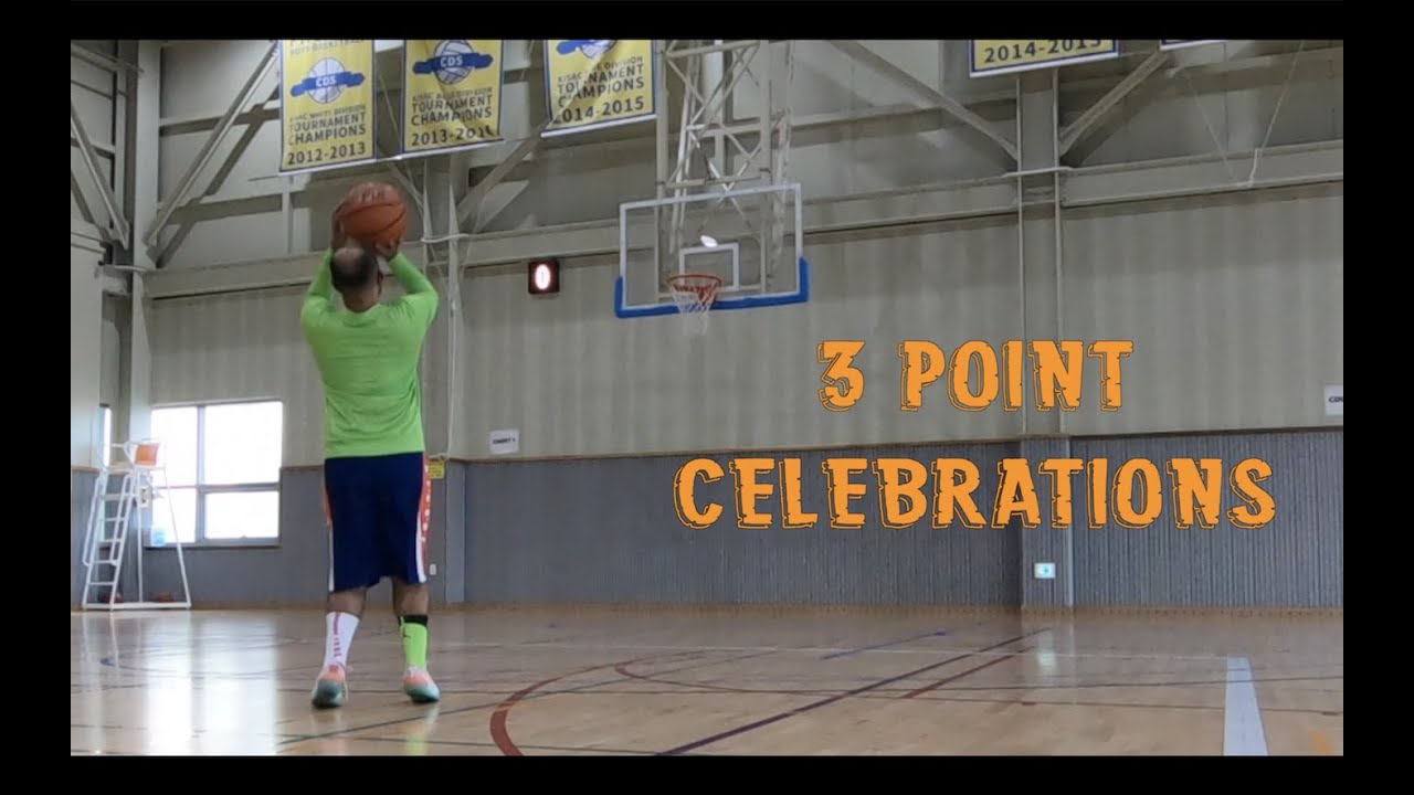 3 point celebrations - YouTube