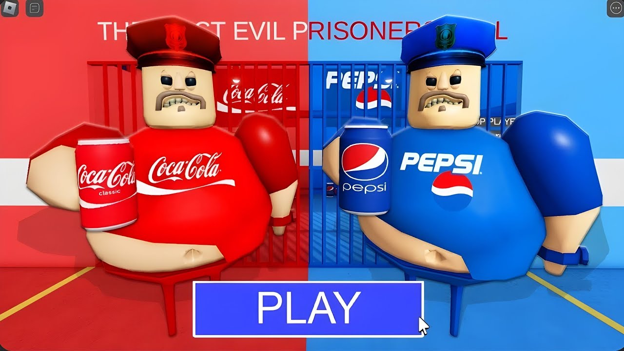 COCA-COLA Vs PEPSI BARRY'S PRISON RUN! In The Prison of Terror FULL ...
