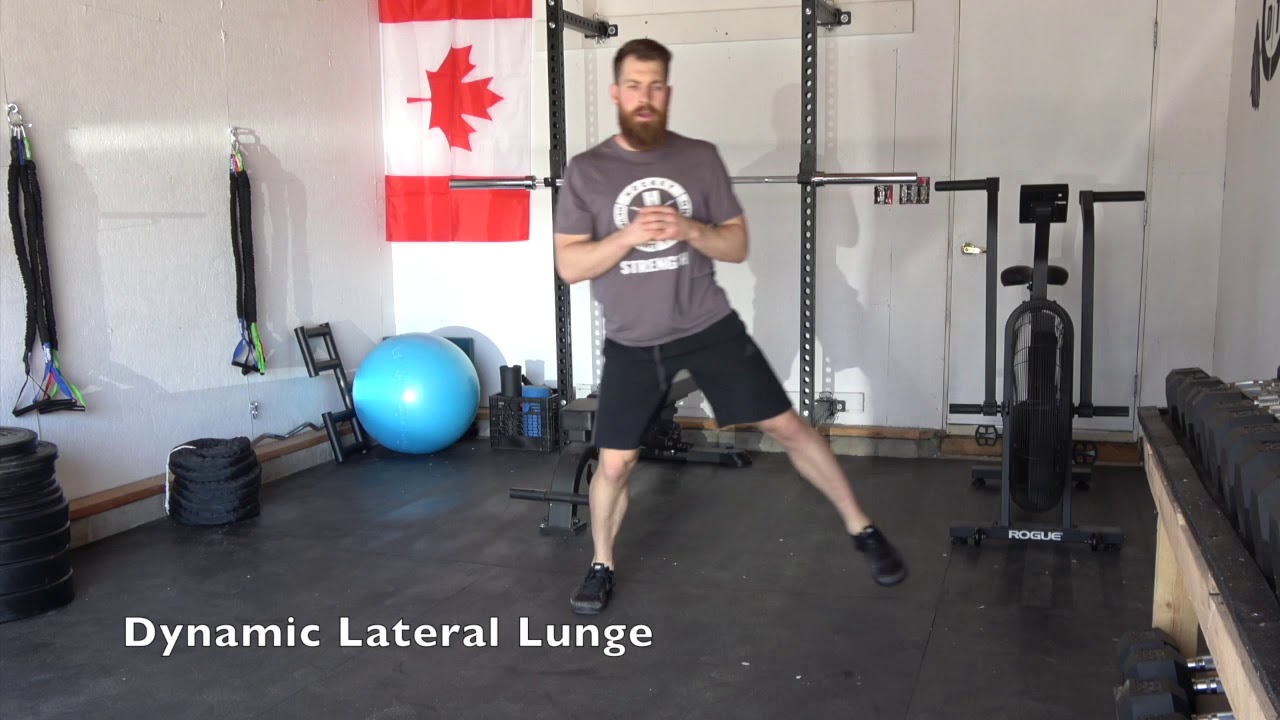 Dynamic Lateral Lunge - YouTube