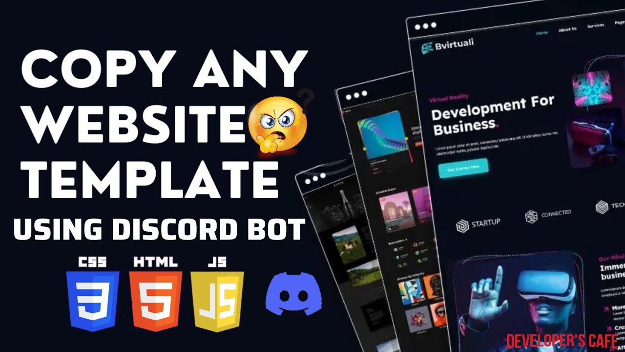 Clone Any Website In 10 Seconds Using Discord Bot No Coding Discord Bot Dcafe V H5111