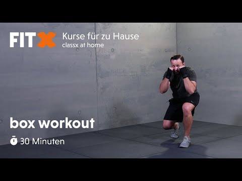 box workout | 30 Minuten | FitX-Kurse für zu Hause: classx at home