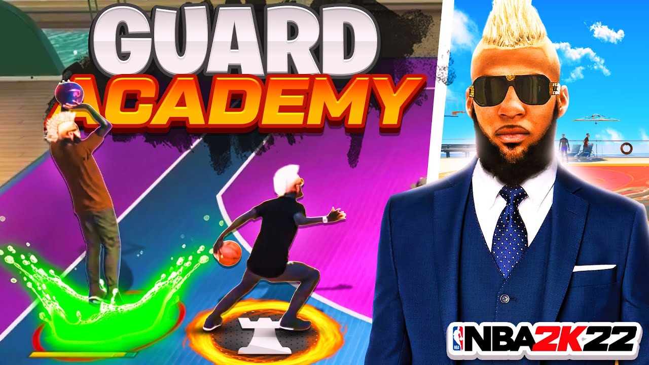 NBA 2K22 COMP GUARD ACADEMY! BEST DRIBBLE MOVES + BEST JUMPSHOT BEST ...