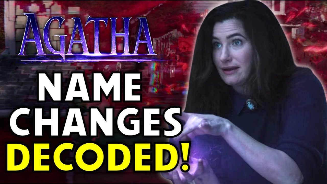DECODED!? MCU Agatha Series Name Changes Revealed?? MCU Breakdown - YouTube