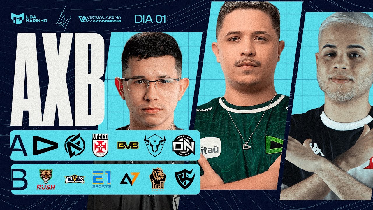 LIGA MARINHO - GRUPO A X B - LOUD E1 TEAM SOLID RUSH INCO W7M ALPHA7 ...
