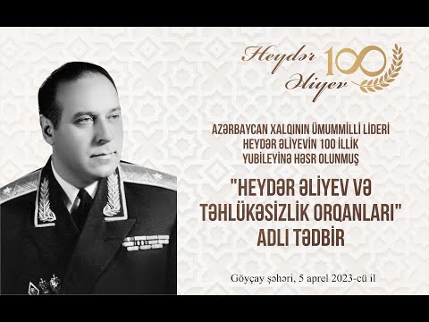 Göyçay şəhərində Ulu Öndər Heydər Əliyevin 100 illik yubileyinə həsr olunmuş tədbir keçirilmişdir.