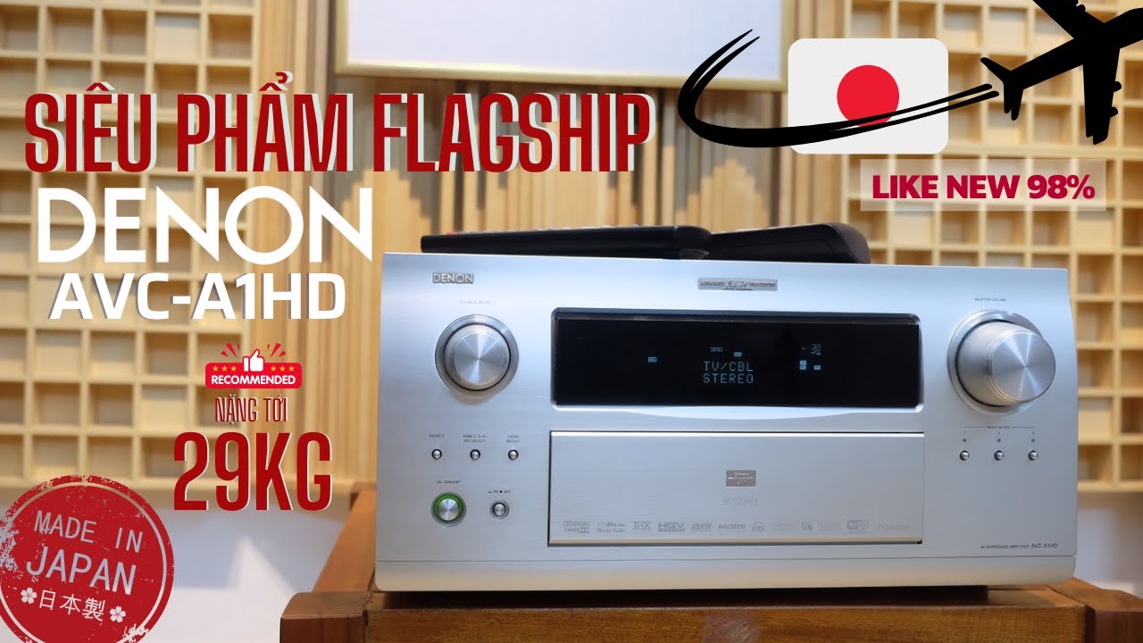 Siêu Phẩm Đầu Bảng DENON AVC-A1HD| Made In Japan Nặng 29kg| Gía Xuất ...