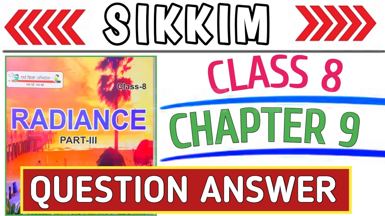 bihar board class 8 english chapter 9 question answer | radiance class 8 chapter 9 question ...