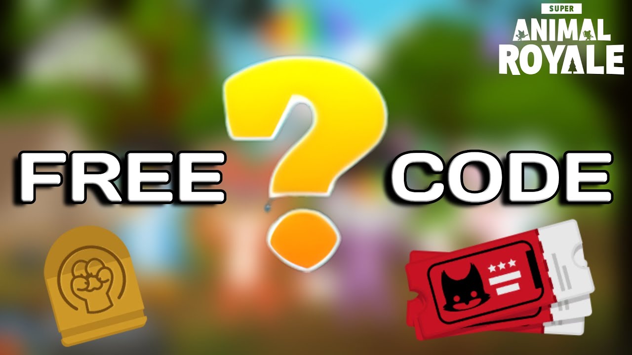 A COMPLETELY NEW FREE CODE IN SUPER ANIMAL ROYALE! - YouTube