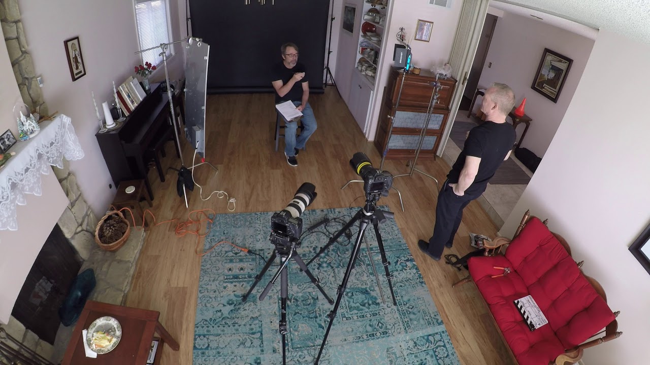 On Location Set-up for two camera 4K interviews - YouTube